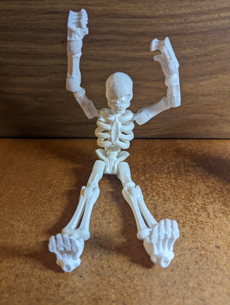 3D Printed Posable Skeleton - Etsy
