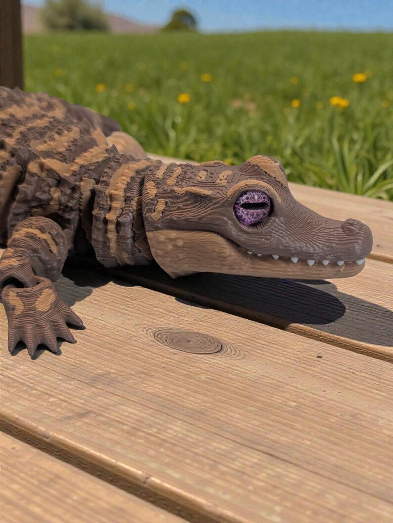 Articulated Alligator Fidget Toy – 3D Printed - Etsy