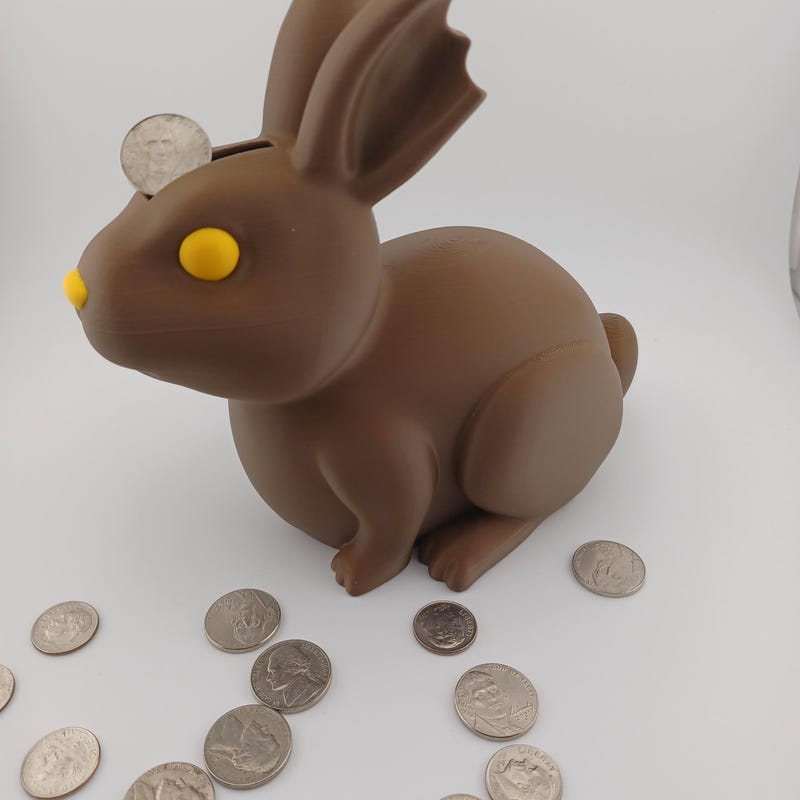 Bunny Piggy Bank - Etsy