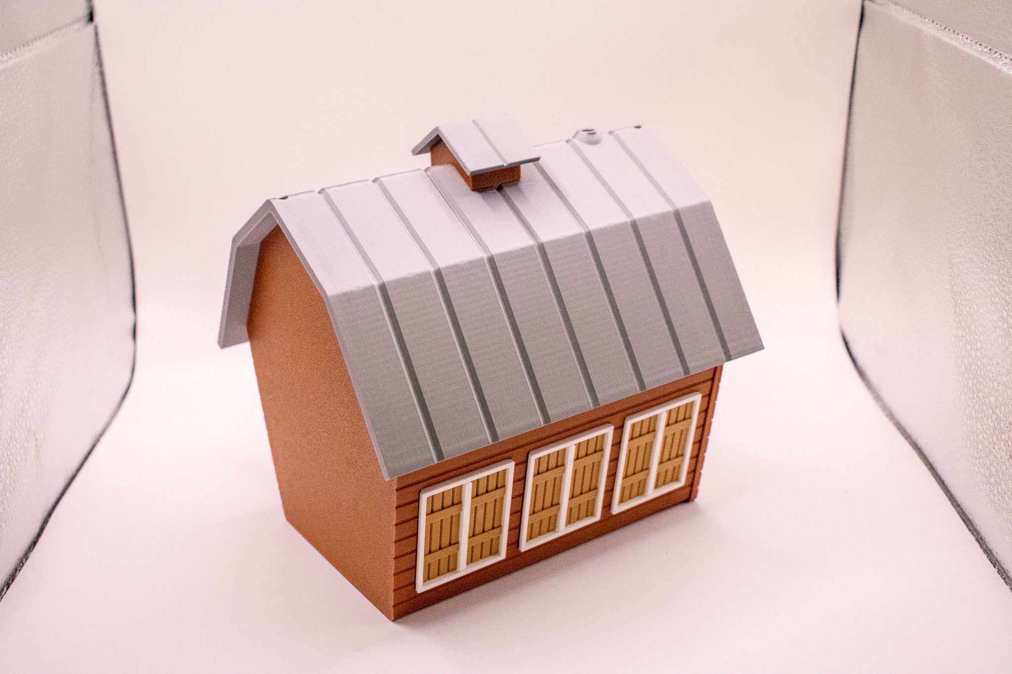 3D Printed Barn Birdhouse - Etsy