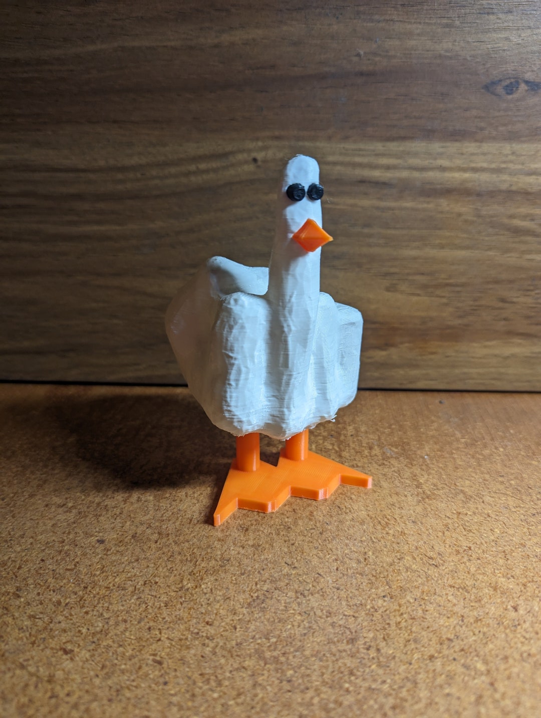 Duck You Duck, Middle Finger Duck, Printed Duck With Attitude - Hand ...