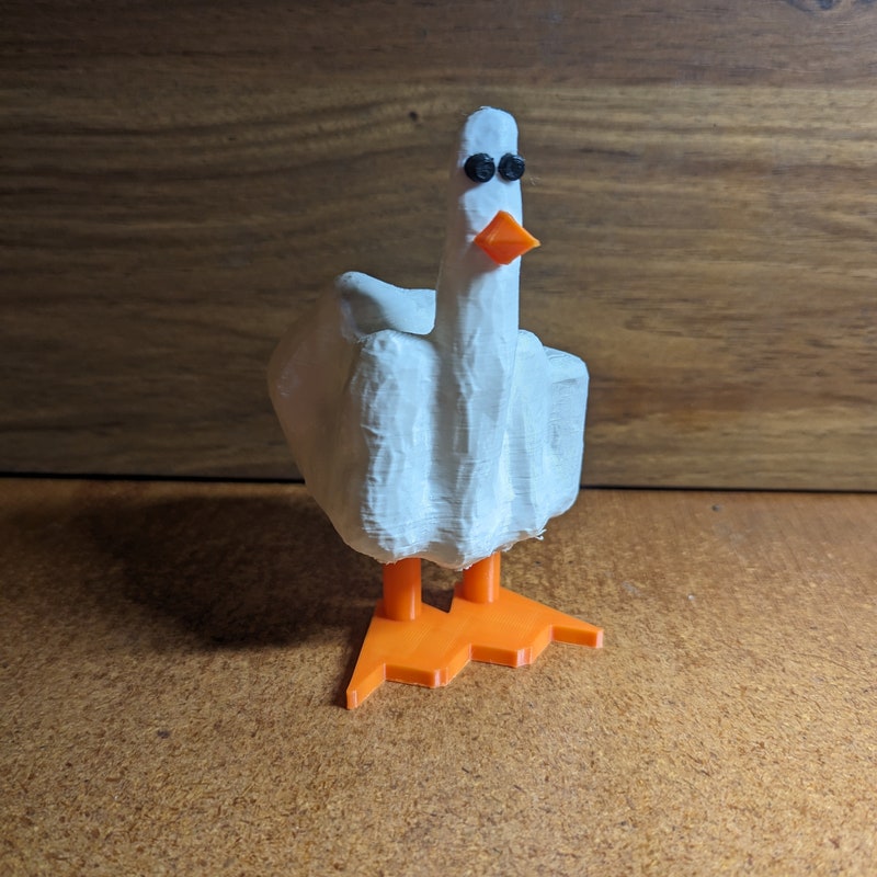 Middle Finger Duck - Etsy