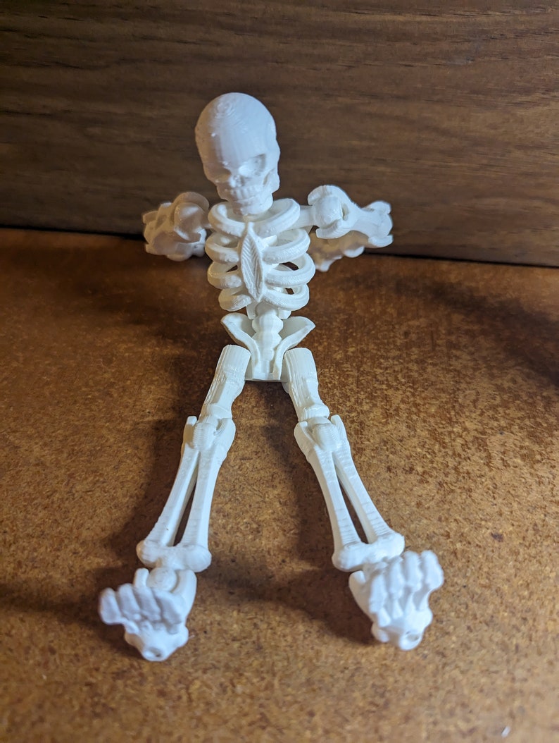 3D Printed Posable Skeleton - Etsy