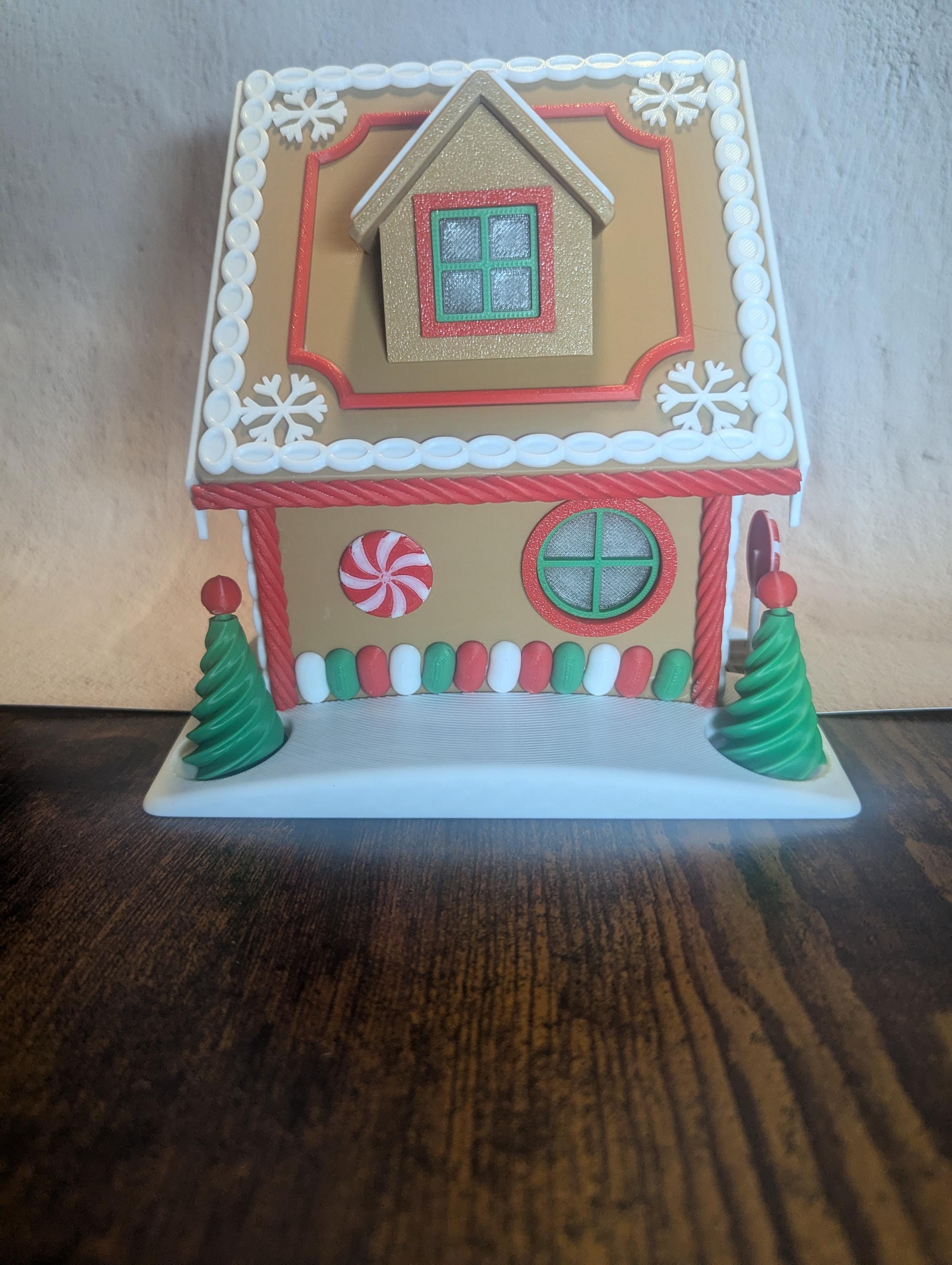 Gingerbread House Christmas Decoration - Candy Bowl - Etsy