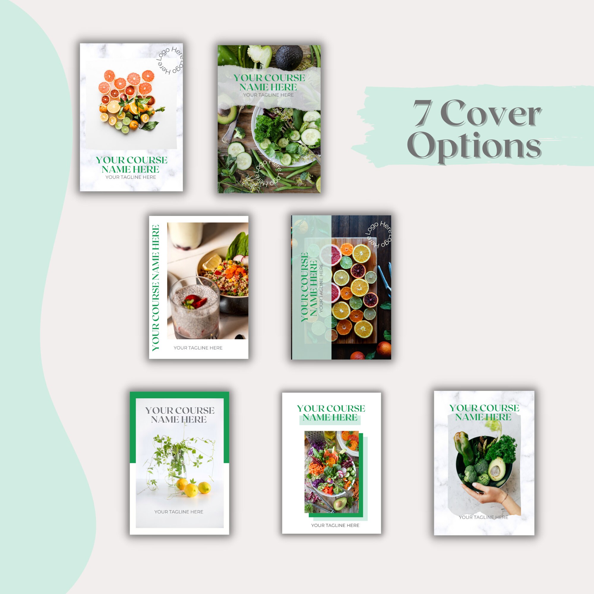 Workbook Template, Health and Wellness Coaches, Canva Template, Instant ...