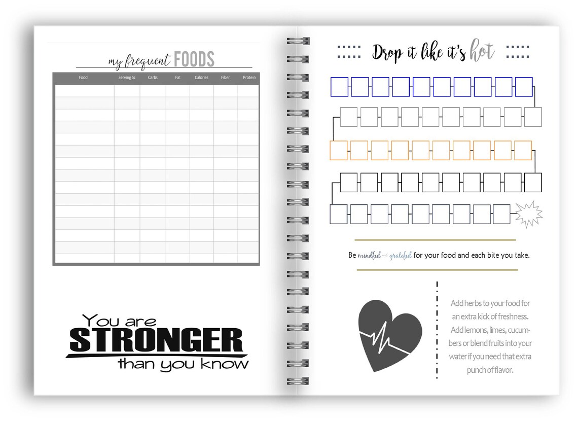 Hard 75 Day Challenge Hard Copy Journal - Tracker - Planner - and Much ...