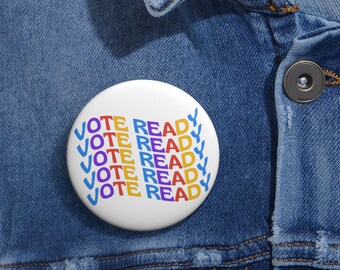 Democracy Button - Etsy