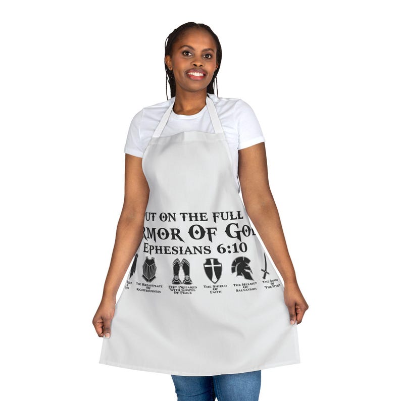 Armor of God Chef's Apron, Kitchen Cooking Gift, Cooking Apron, Kitchen ...