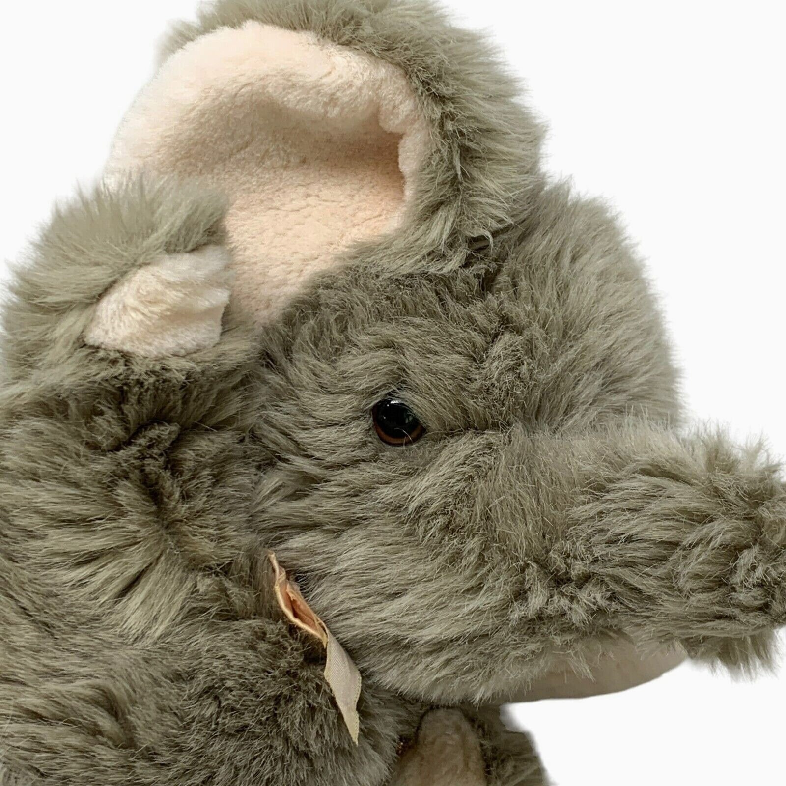 TOYS R US Elephant Hand Puppet With Sound Gray Plush VIDEO Geoffroy ...