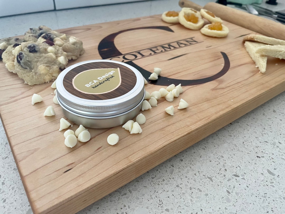 MAPLE Monogram Cutting Board, Personalized, Handmade Chopping Board ...