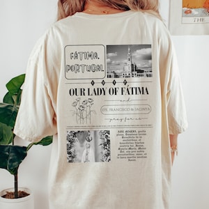 Our Lady of Fátima Shirt, Pilgrimage Shirt, Catholic Shirt, Catholic ...