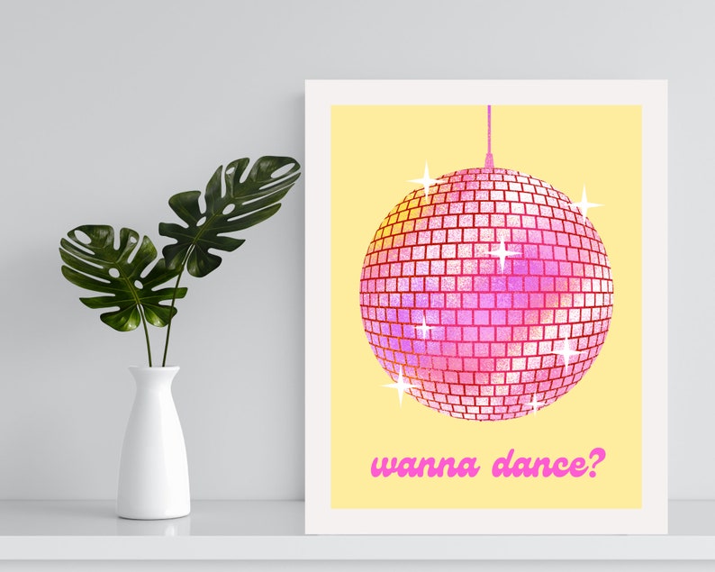 Wanna Dance? Digital Art - Etsy