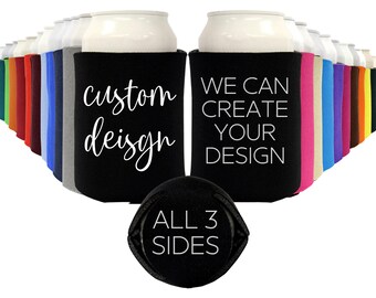 Koozies Custom Design - Etsy