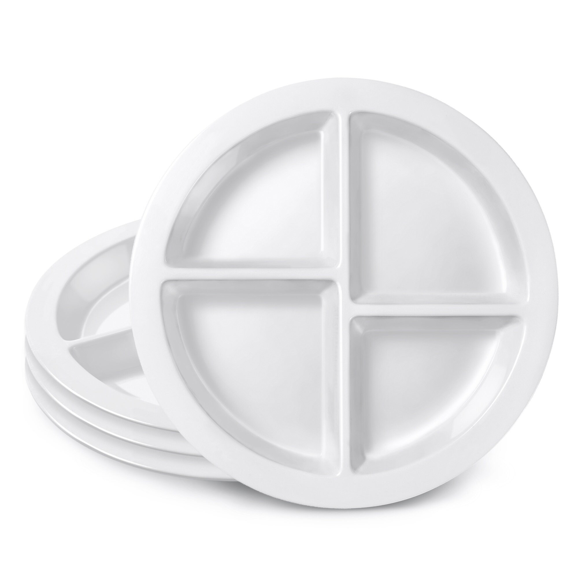 Portion Plate - Adults - Pure White - Etsy