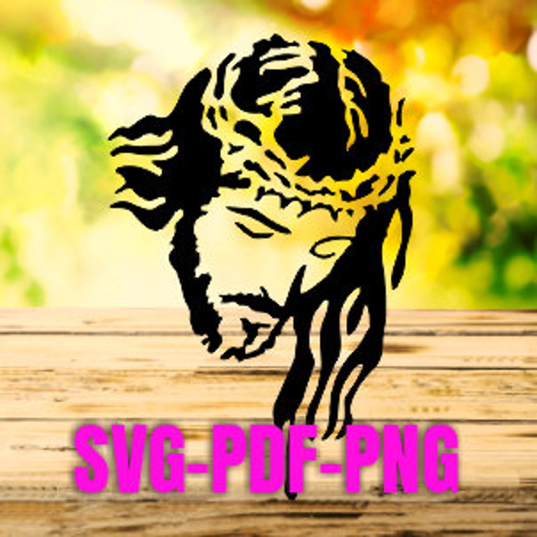 Jesus Vector, PNG-SVG-PDF, for Print, Cut, Lasser, Sublimate, Clean ...
