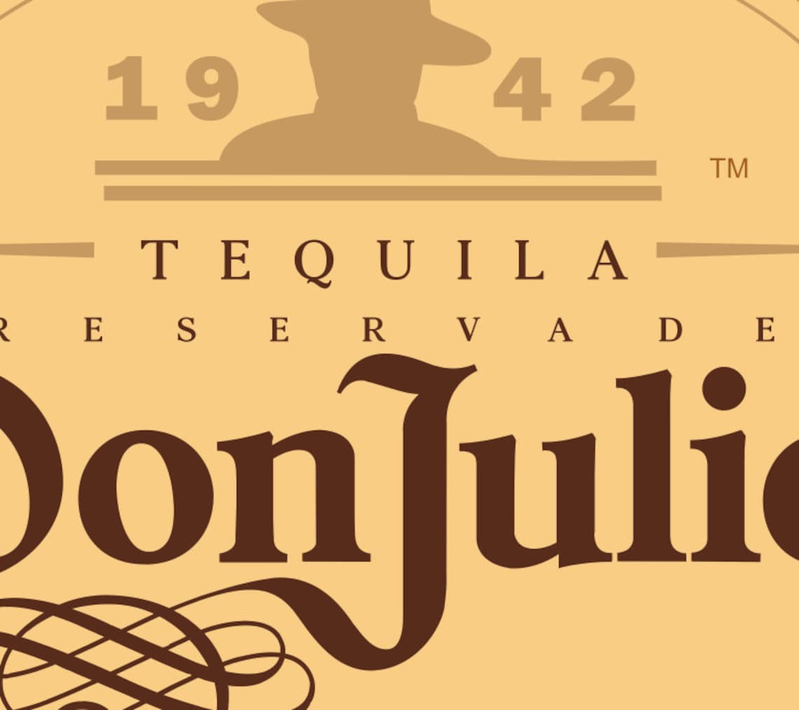 Tequila Don Julio Anejo Label Files, Original, for 700-750 Ml Bottle,svg-eps-pdf-ai, the Best ...