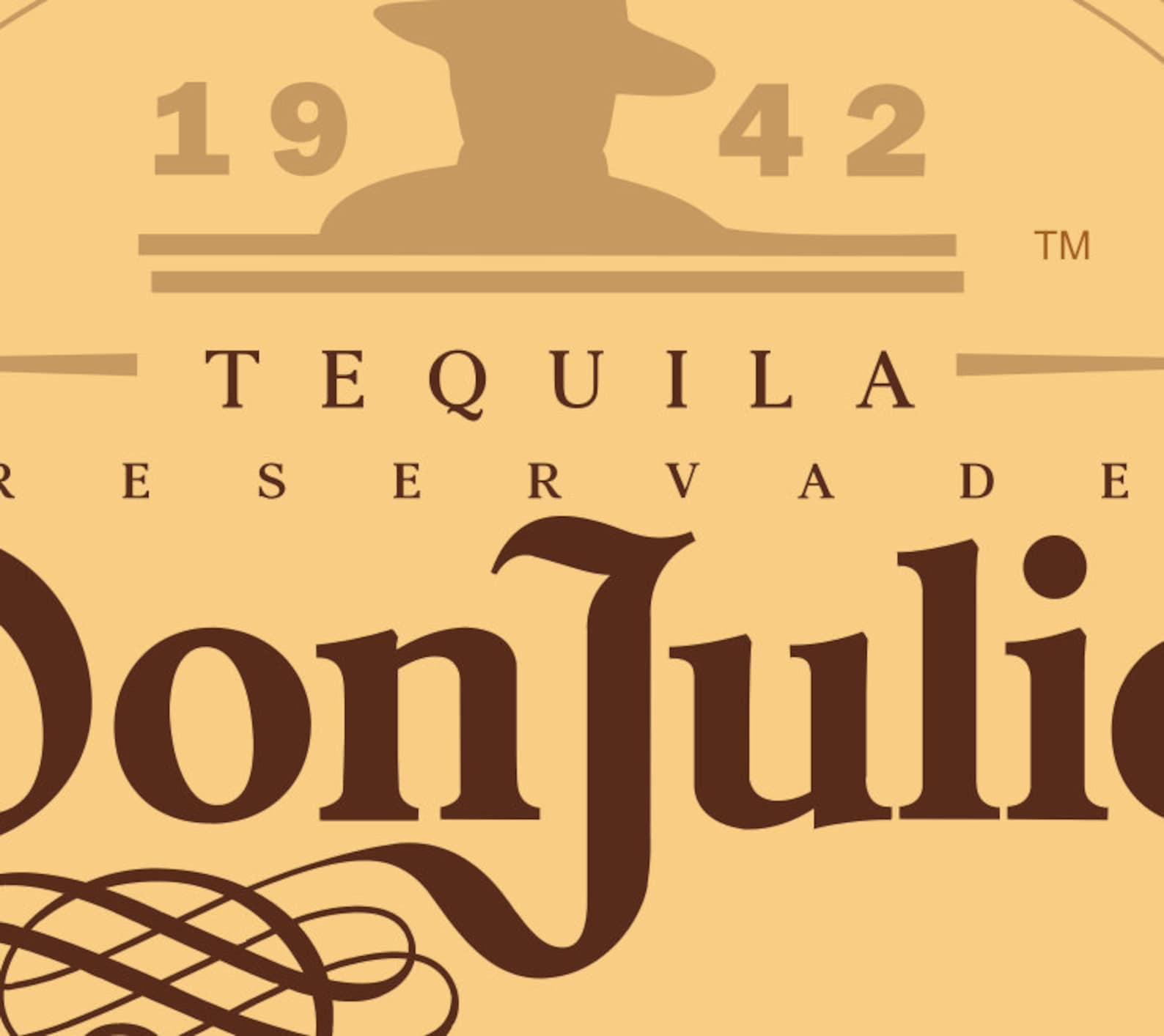 Tequila Don Julio Anejo Label Files, Original, for 700-750 Ml Bottle ...