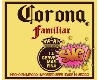 Editable Corona Label: Make Your Own Corona Labels - Etsy