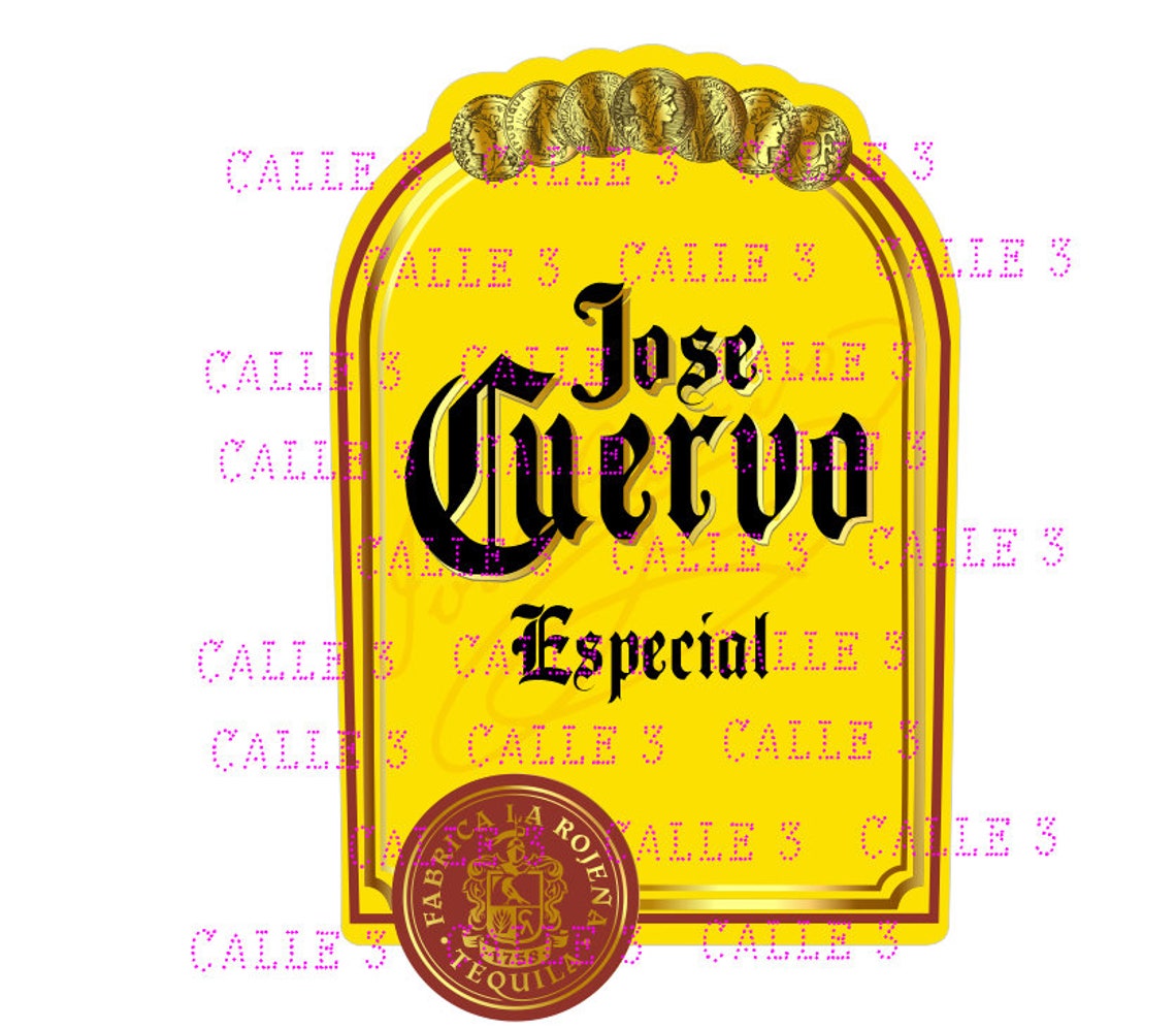 Tequila Jose Cuervo Especial, Label Digital PNG Transparent 300dpi High ...