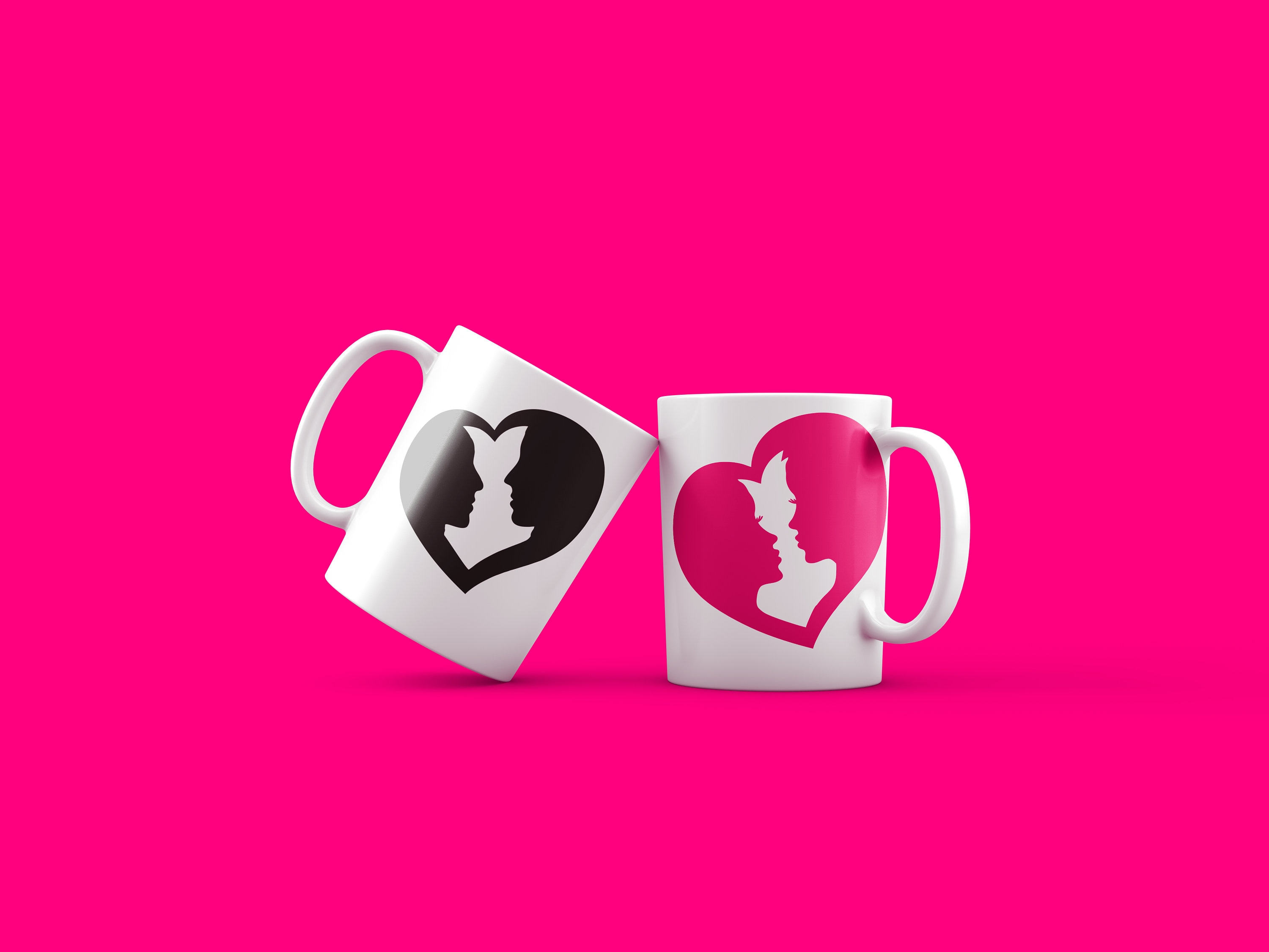 Love Faces in Heart, SVG, PNG and PDF, Boys and Girls, Girls and Girls ...