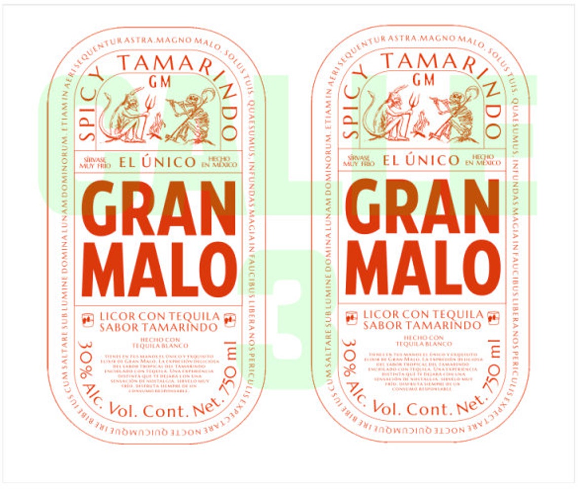 Spicy Tamarindo Tequila, Original Label File SVG Format. Best Fathers ...