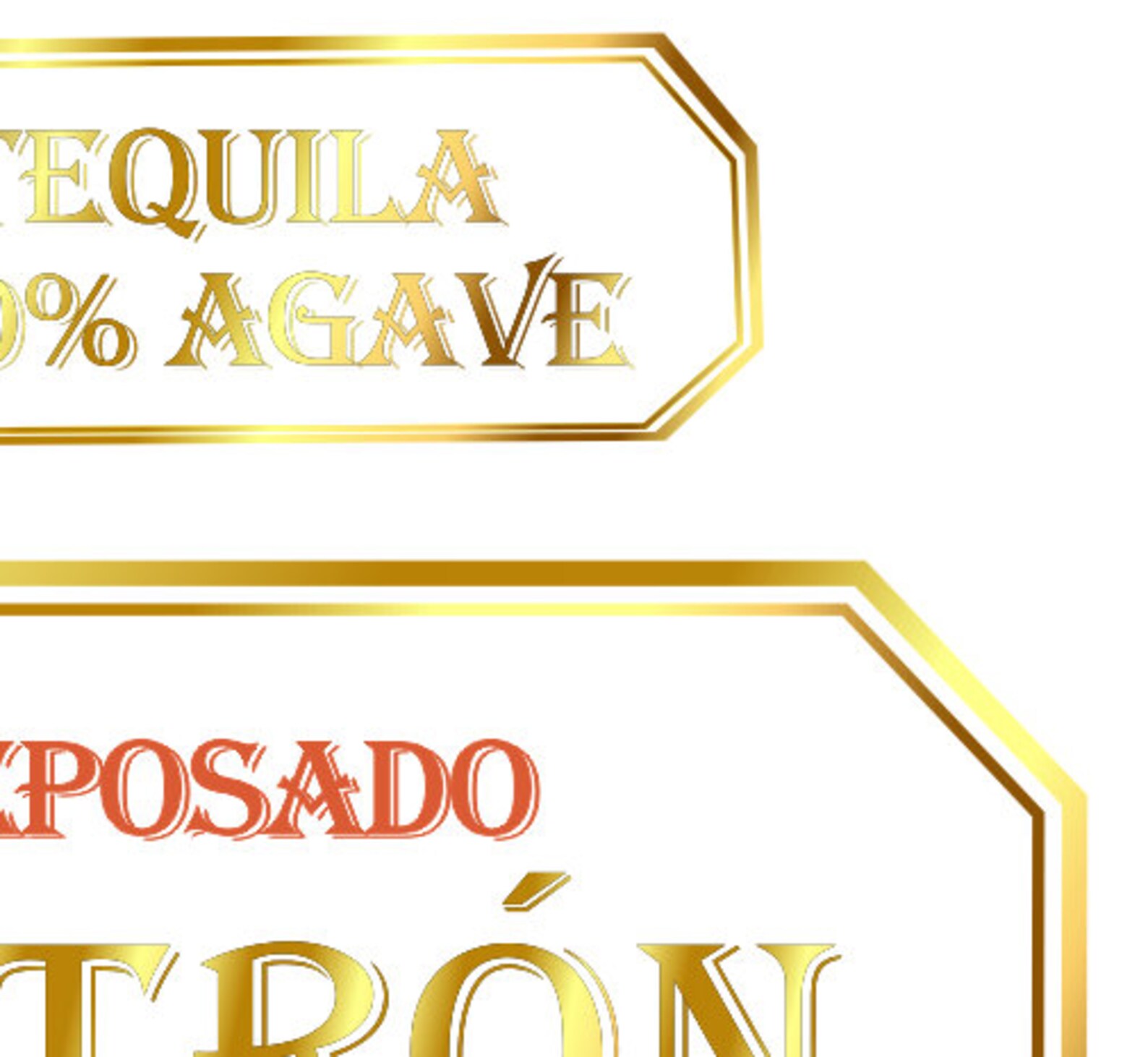 Tequila Patrón Reposado Digital Label File PNG, Buy It Now ...