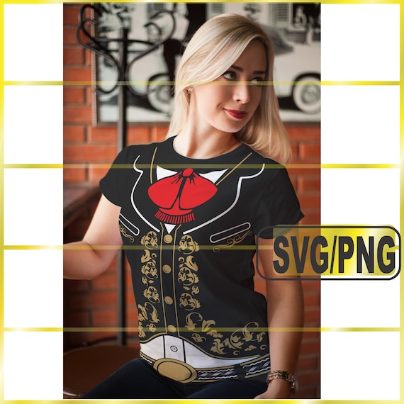 Archivo para Playera de Mariachi SVG y PNG con fondo - Etsy España