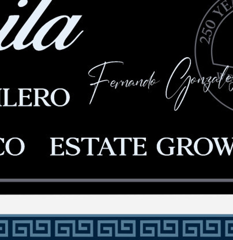 Tequila Luna Azul Label Files for Bottle or Cakes, Gifts, 300dpi, SVG ...