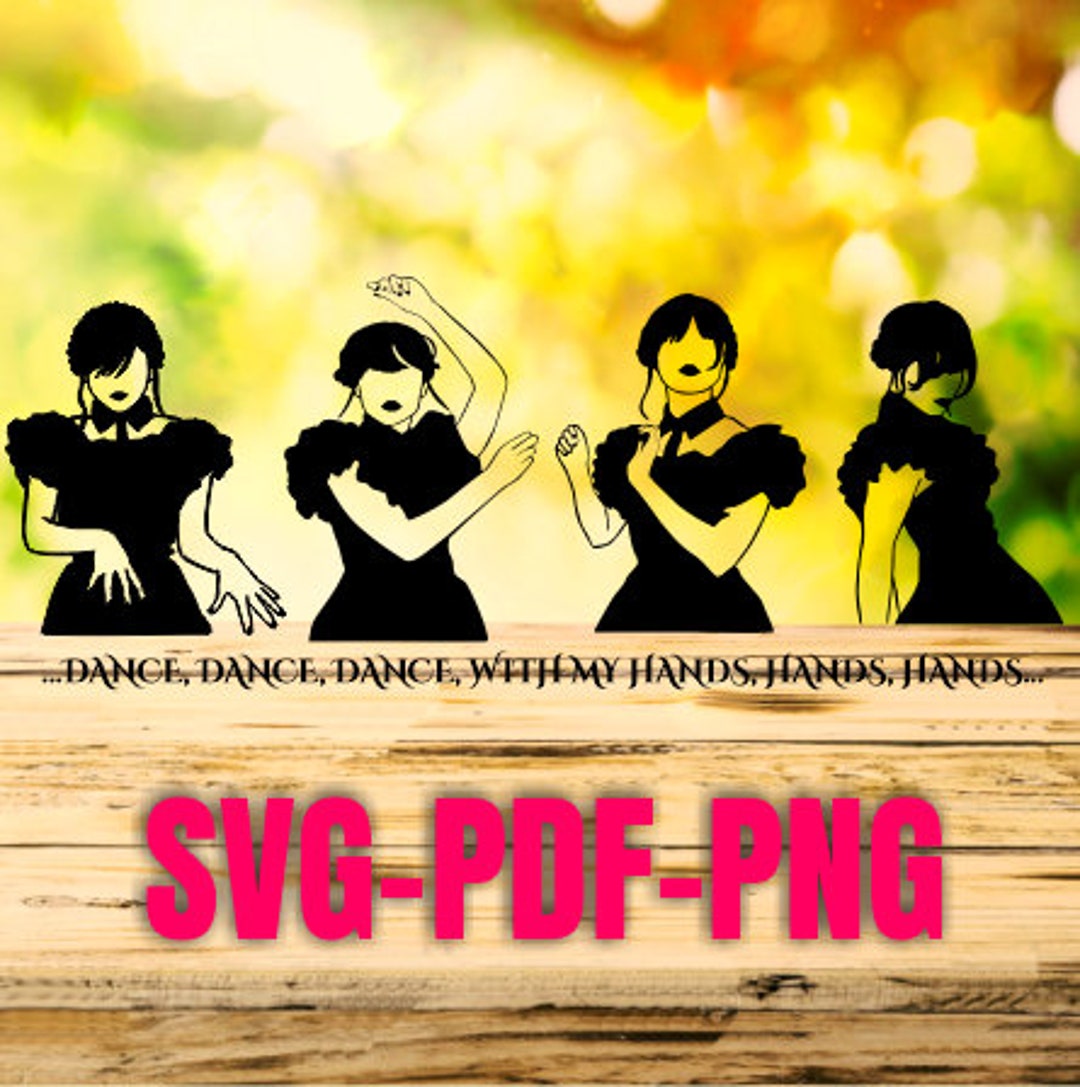 Dance Dance Dance, PDF, SVG, PNG, Vector, Clean Lines for Sublimate or ...