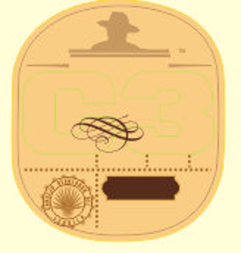 Don Julio Reposado Tequila Label Files, Blank Template, DIY, Put Your ...