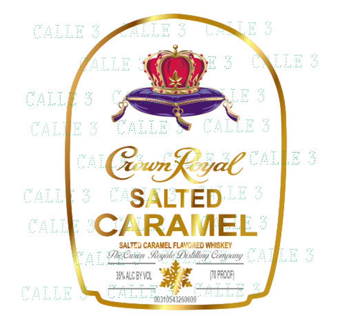 Crown Royal Caramel Digital Label File JPG and PNG With Transparency ...