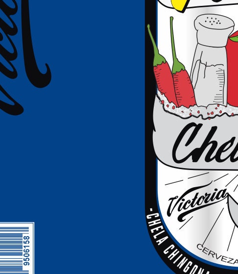 Victoria Chelada Beer, Digital Label File for Tumbler 20 Oz Straight ...