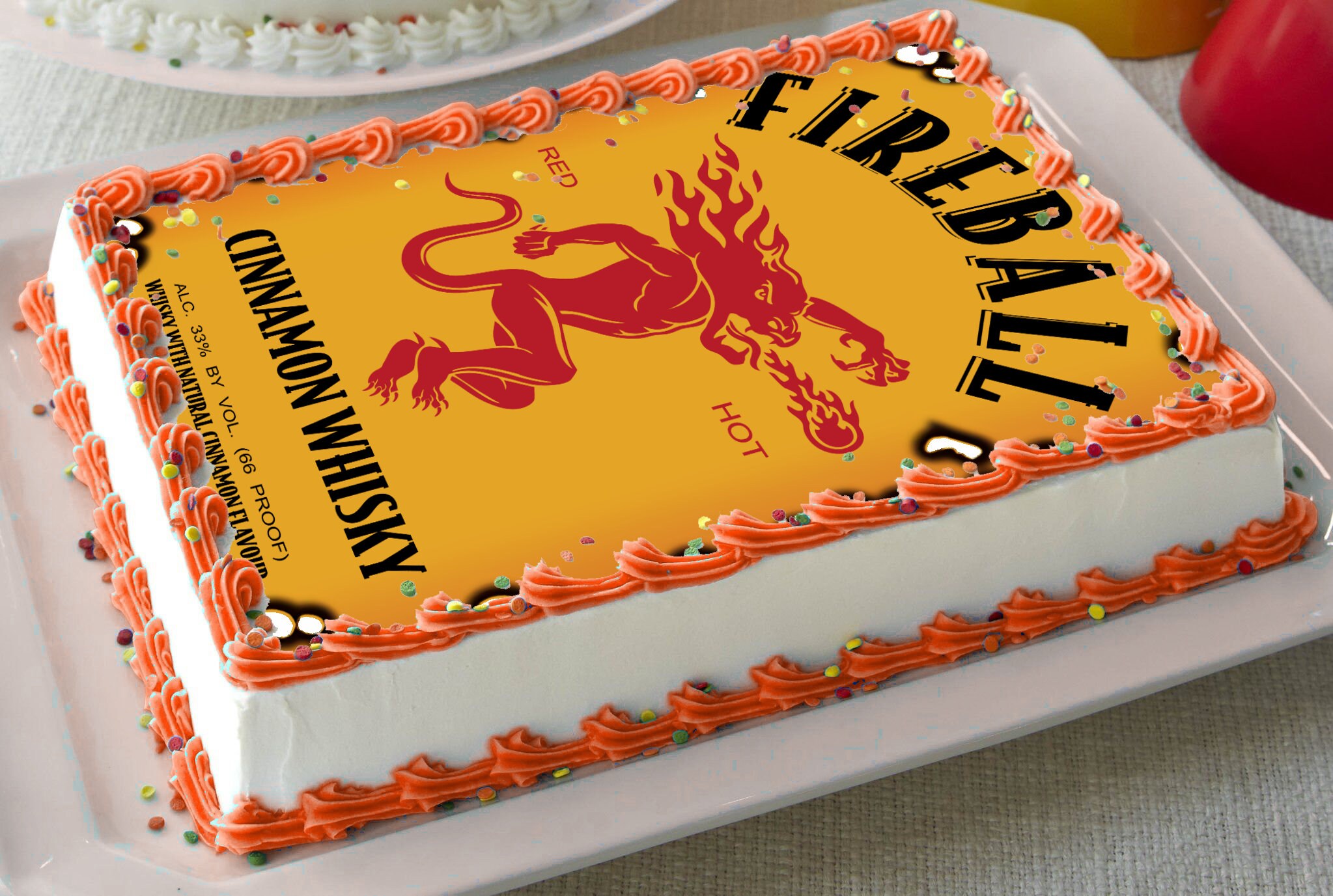 Fireball Cinnamon Label File, PNG With Transparency, High Definition ...