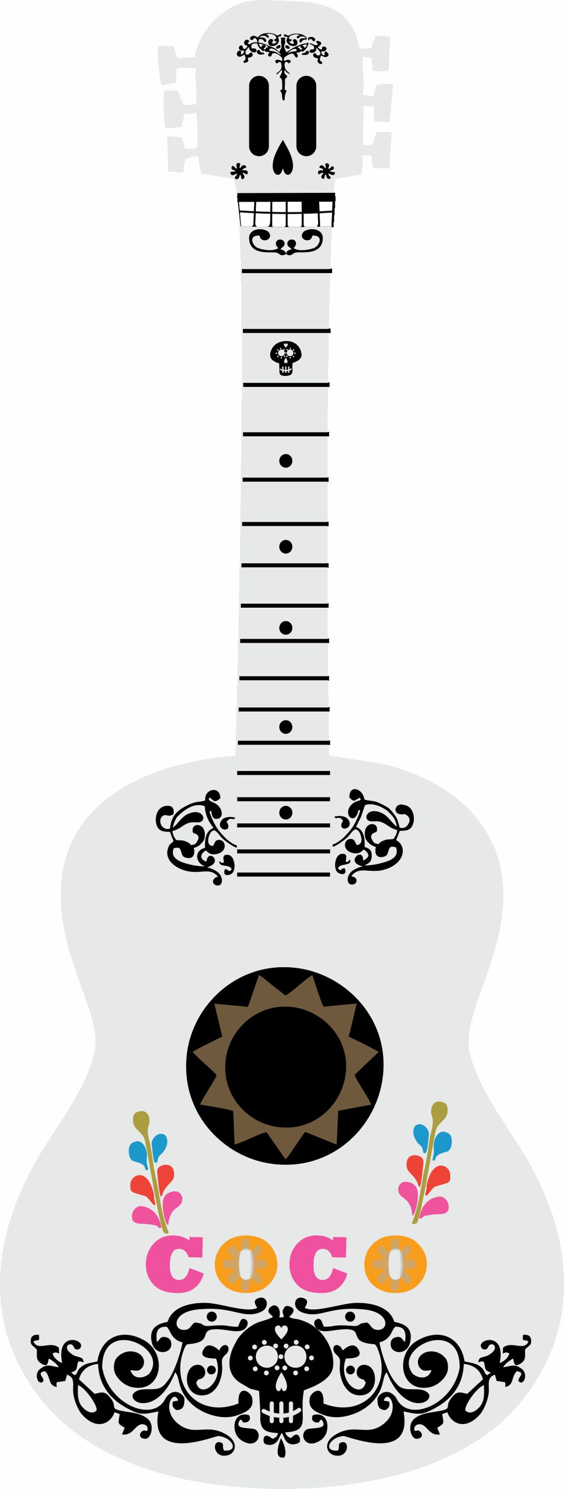 COCO Guitar Files, SVG, PNG and Jpg, for Print, Cut, Cricut, Laser ...
