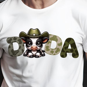 Dada PNG Highland Cow Dad Png Papa Png Family Png Dada Shirt Png Farm ...