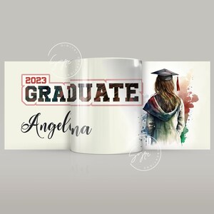2023 Graduate Mug, Add Your Own Text, Senior 2023 Mug, Watercolor Mug ...