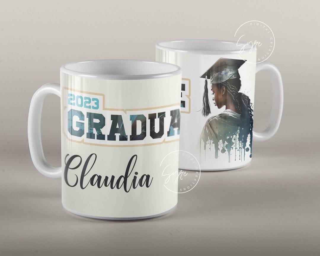2023 Graduate Mug Wrap, Add Your Own Text, Senior 2023 Mug, Watercolor ...