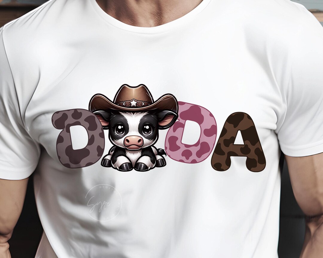 Dada PNG Highland Cow Dad Png Papa Png Family Png Dada Shirt Png Farm ...