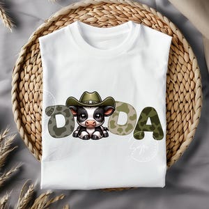 Dada PNG Highland Cow Dad Png Papa Png Family Png Dada Shirt Png Farm ...