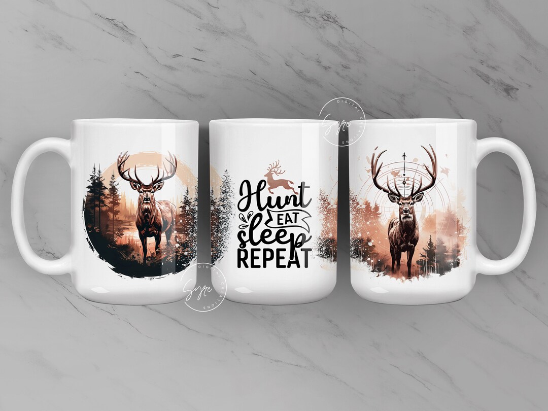 Hunting Season, Deer Hunting Mug, Father's Day Gift, Camping Hunting ...