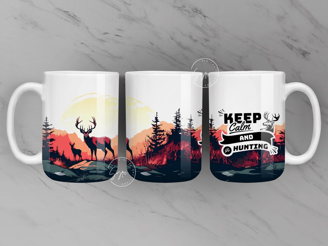 Hunting Season, Deer Hunting Mug, Father's Day Gift, Camping Hunting ...