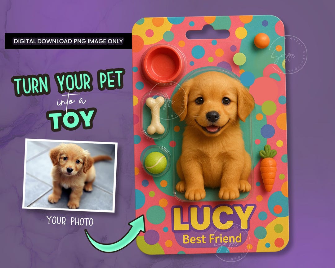 3D AI Action Figure Custom Portrait From Photo Personalized Toy Box ...