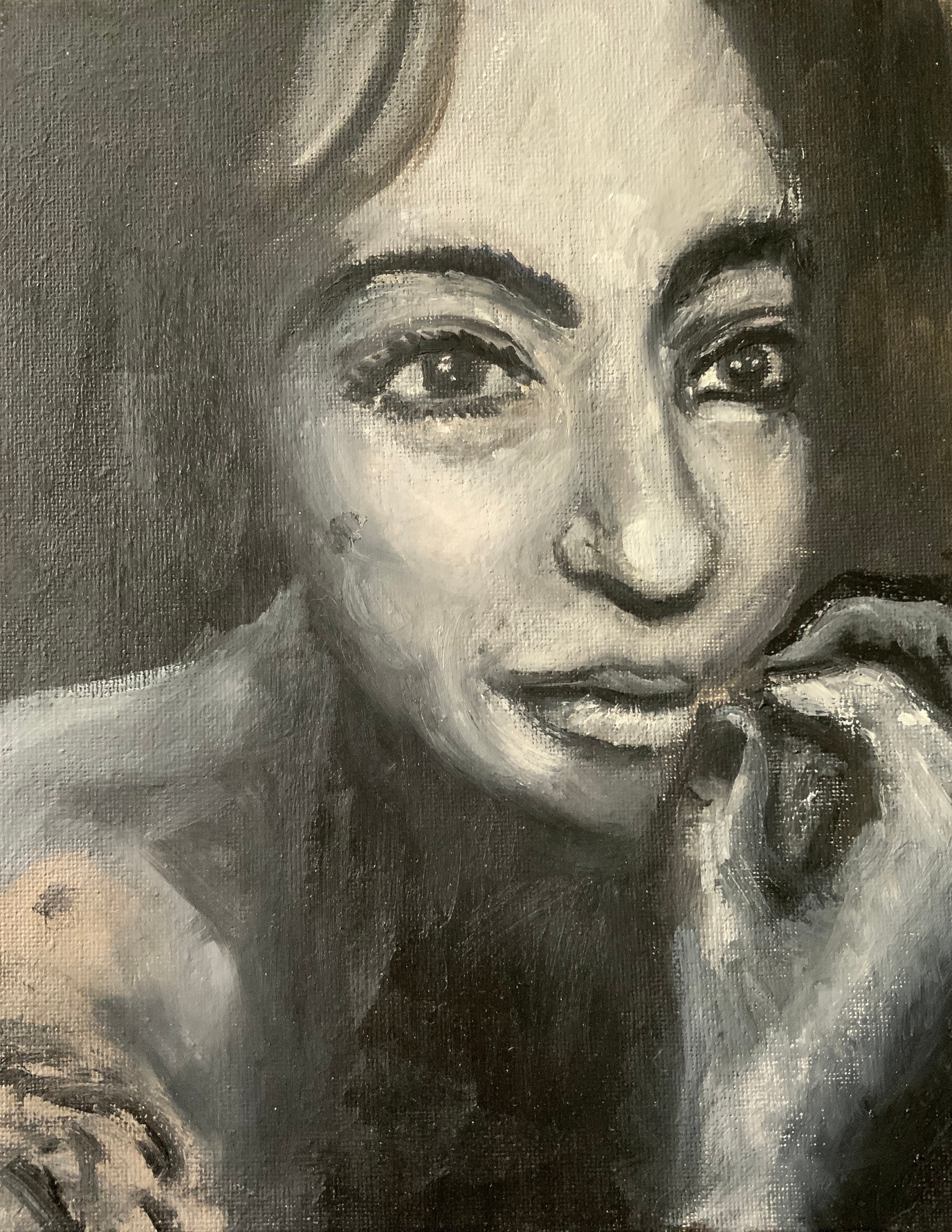 Grayscale Portrait Drawings