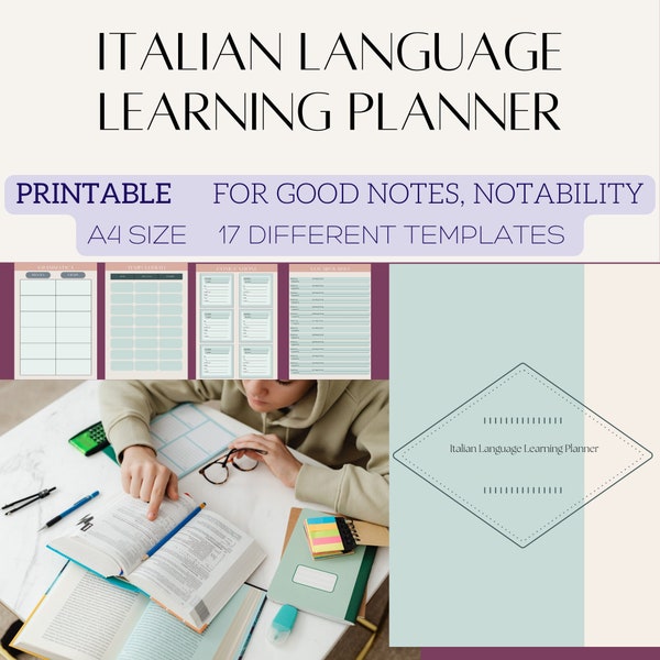 Italian Planner - Etsy