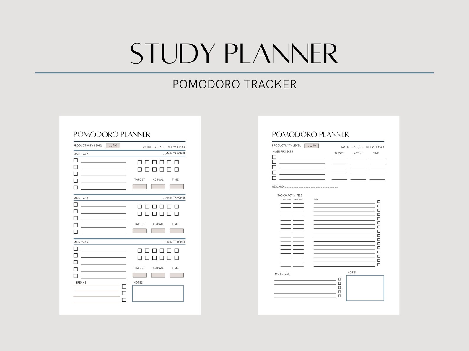 Study Planner, Language Learning Planner, Notebook Workbook Study ...