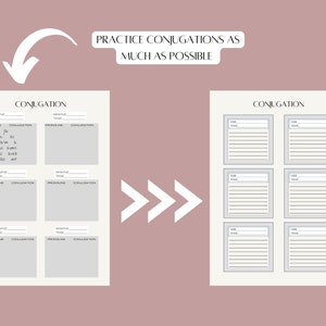 Grammar Language Learning Notebook Set, Worksheets, Printable, Digital ...