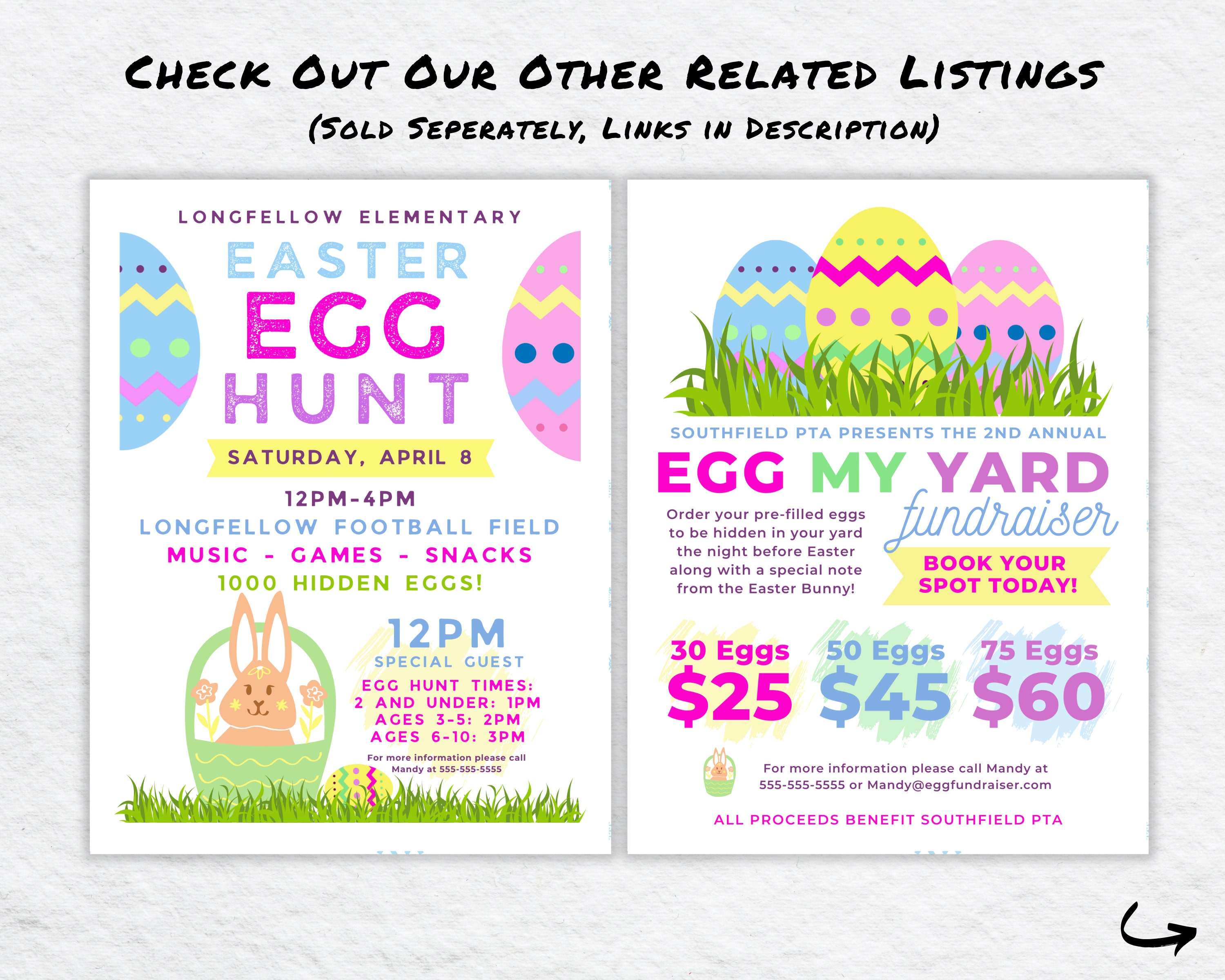 Editable Easter Potluck Invite, Spring Potluck Party Printable, Canva ...