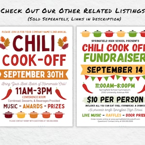 Editable Winter Soup Cook off Flyer, Work Soup Competition, Canva ...