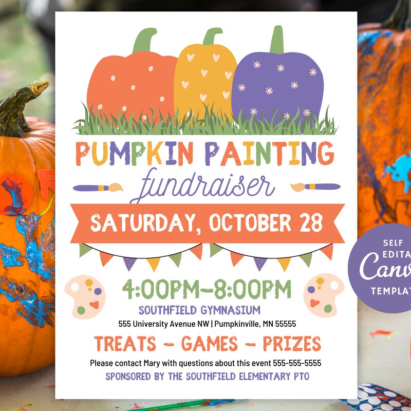 Pumpkin Contest Flyer - Etsy