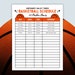 Editable Basketball Schedule Template, Practice Calendar, Canva - Etsy